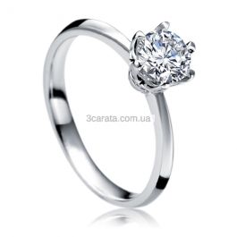 Помолвочное кольцо с бриллиантом 0,3 Ct «Forever»